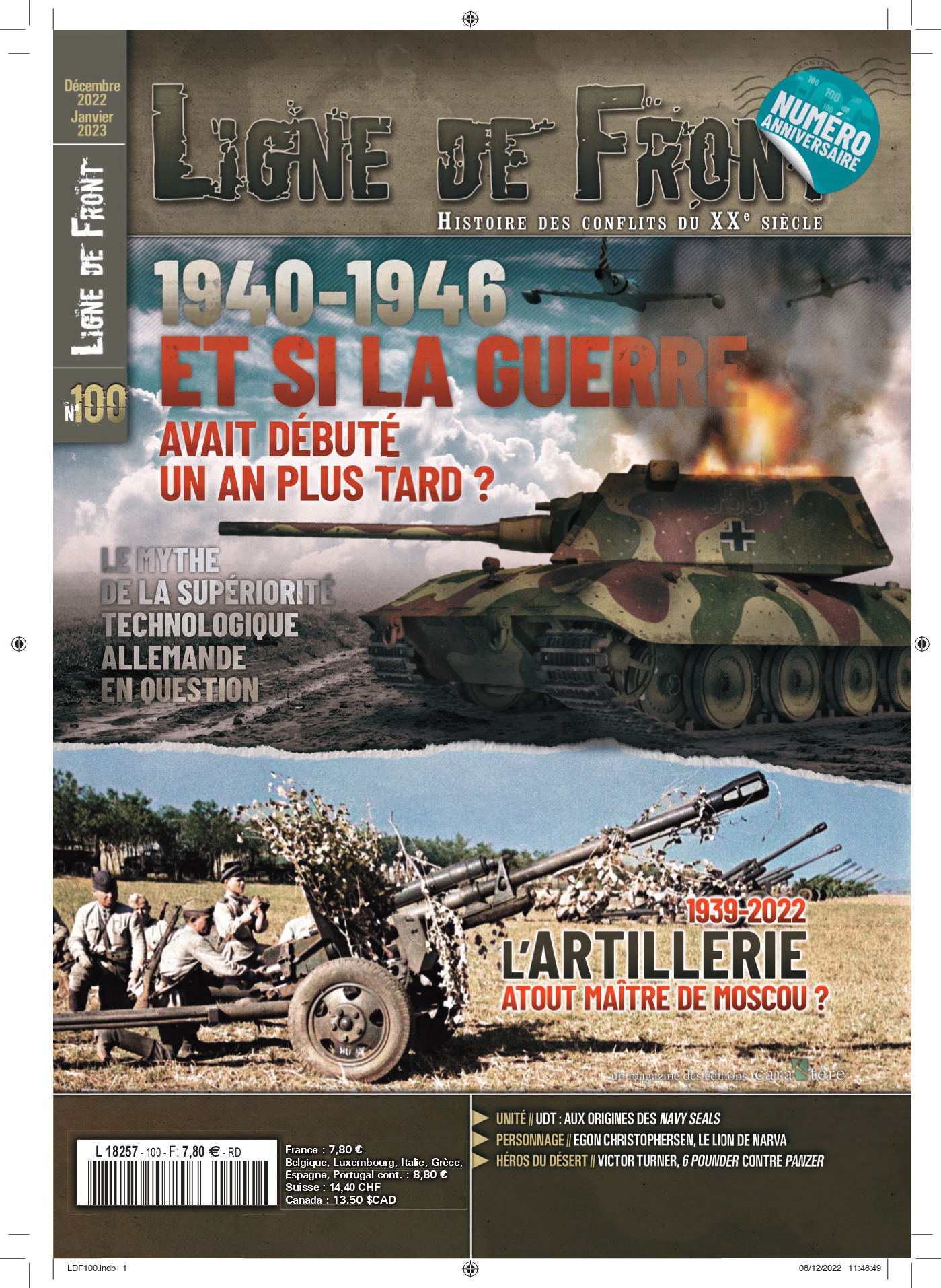 Ligne de front n°100. Magazine. - Bir-Hacheim, le rombier